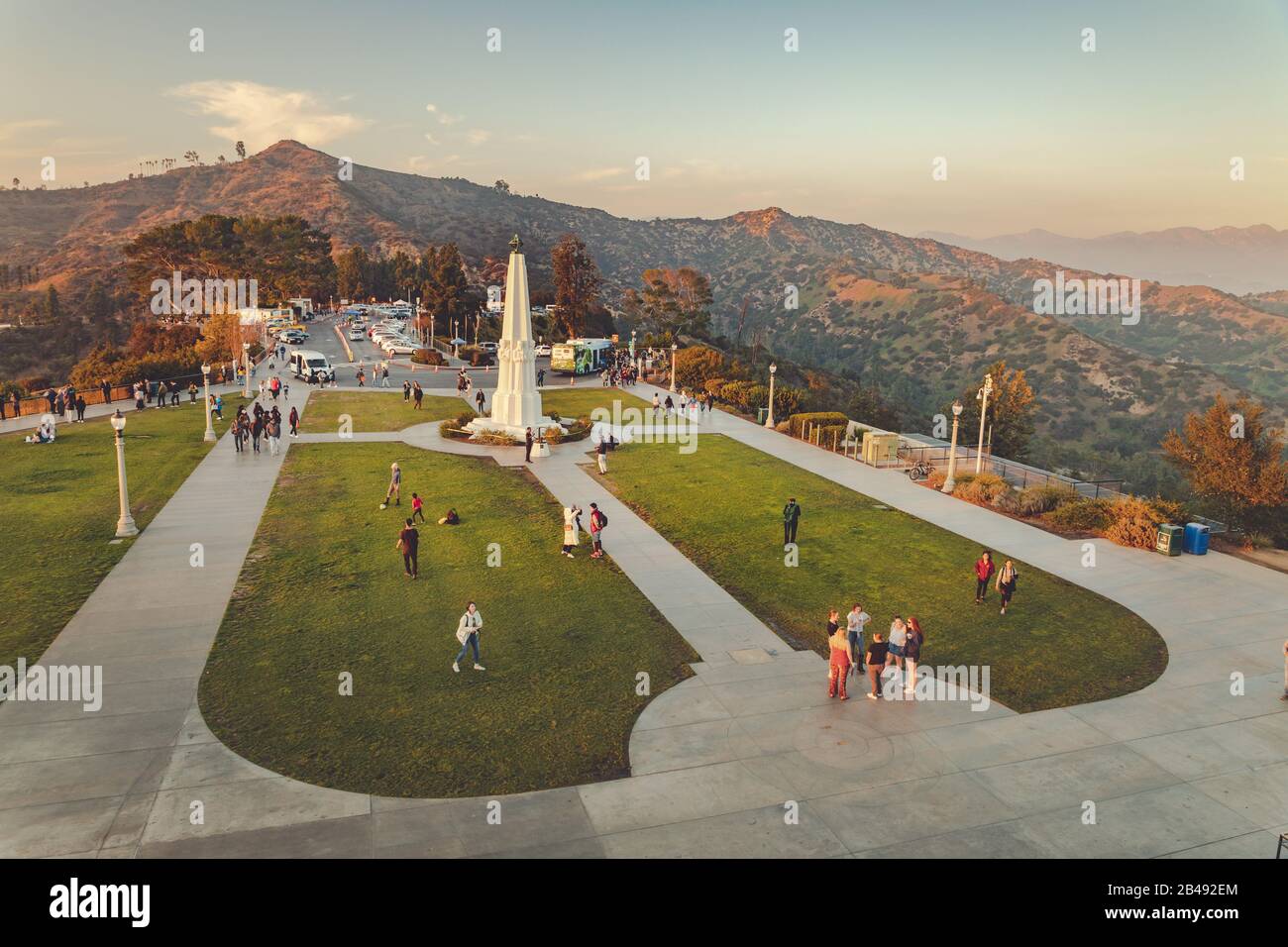 Los Angeles, California - February 18, 2020 : Famous Griffith ...