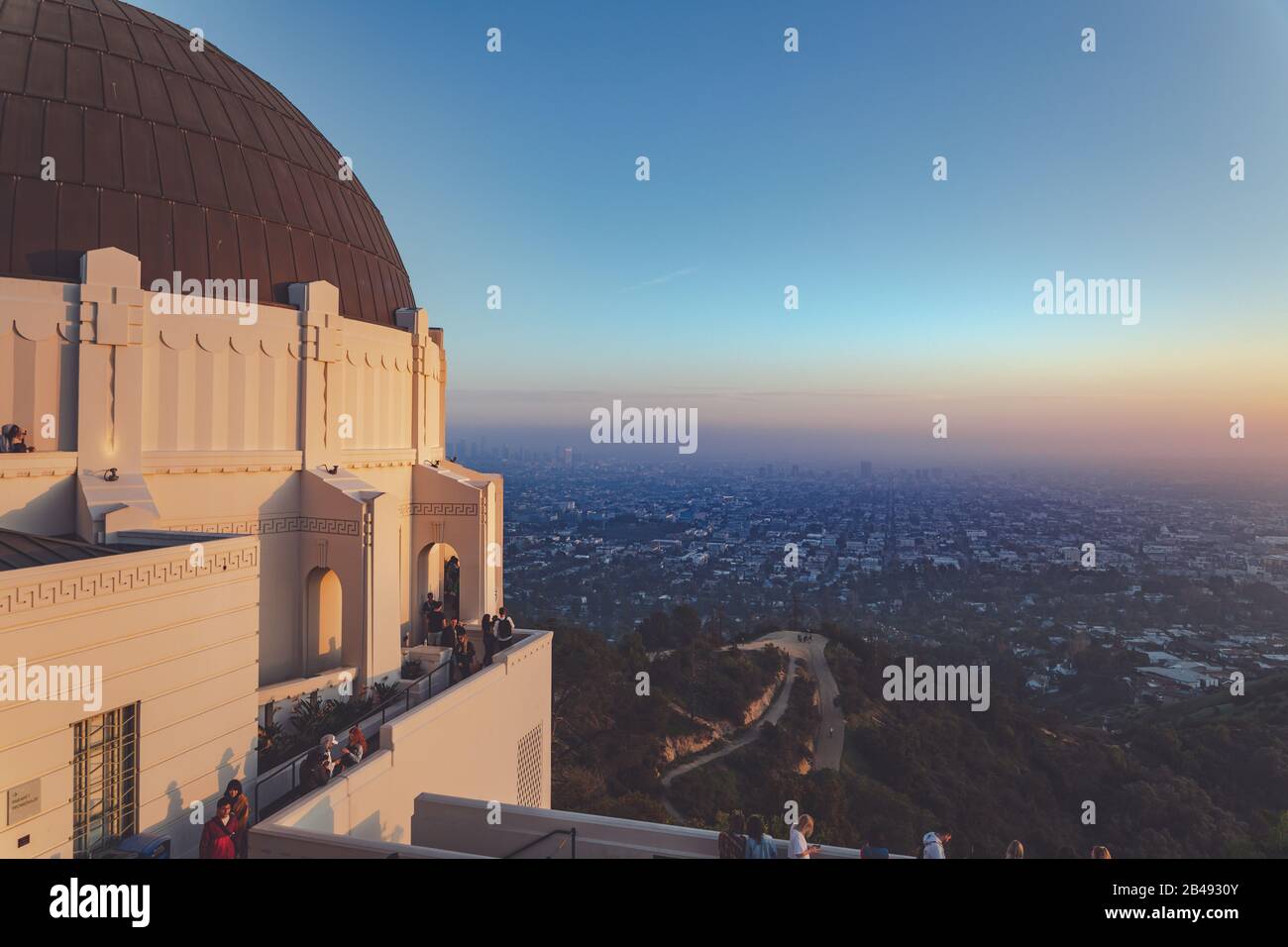 Los Angeles, California - February 18, 2020 : Famous Griffith ...