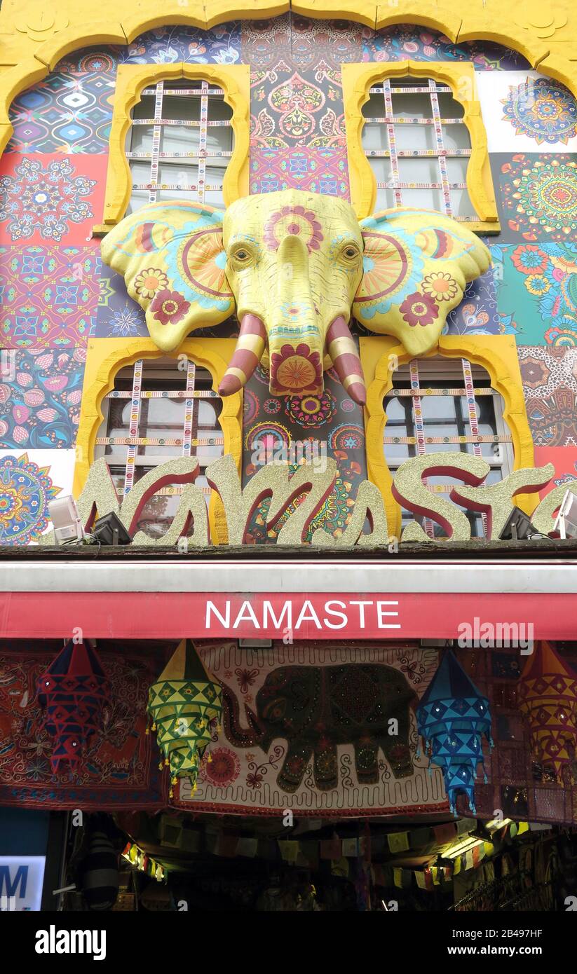 Camden store Namaste in London England Stock Photo - Alamy