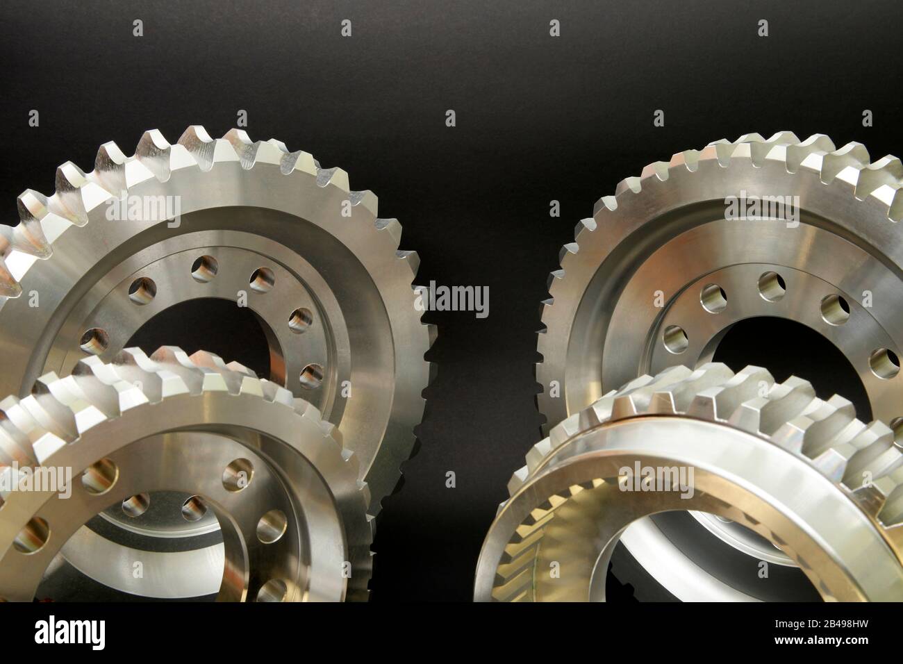 new and large gears background Stock Photo - Alamy