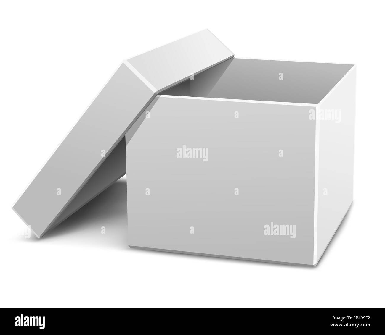 Packing box of food cardboard Stock Vector Images - Alamy