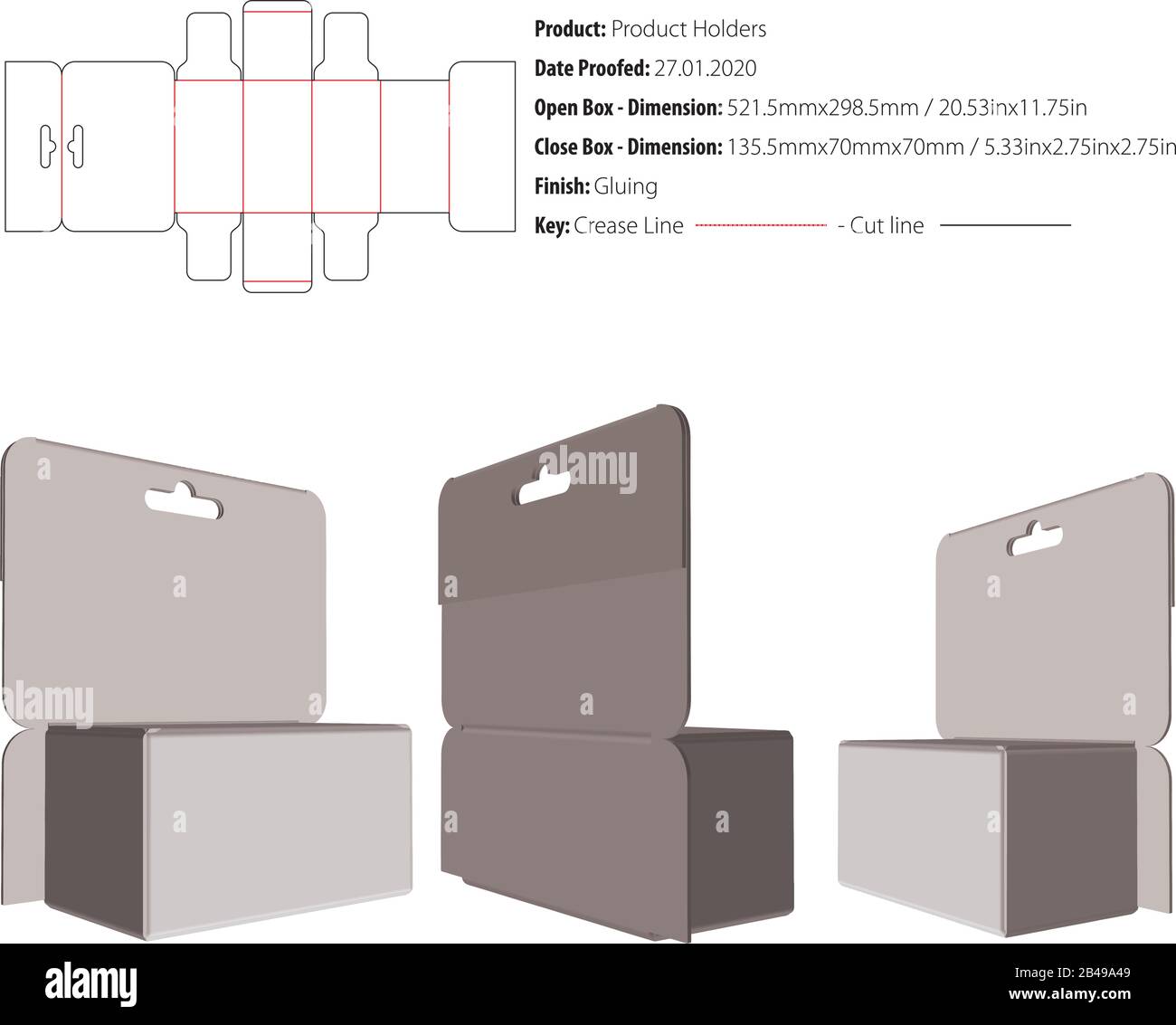 Product Holders template die cut vector Stock Vector Image & Art - Alamy
