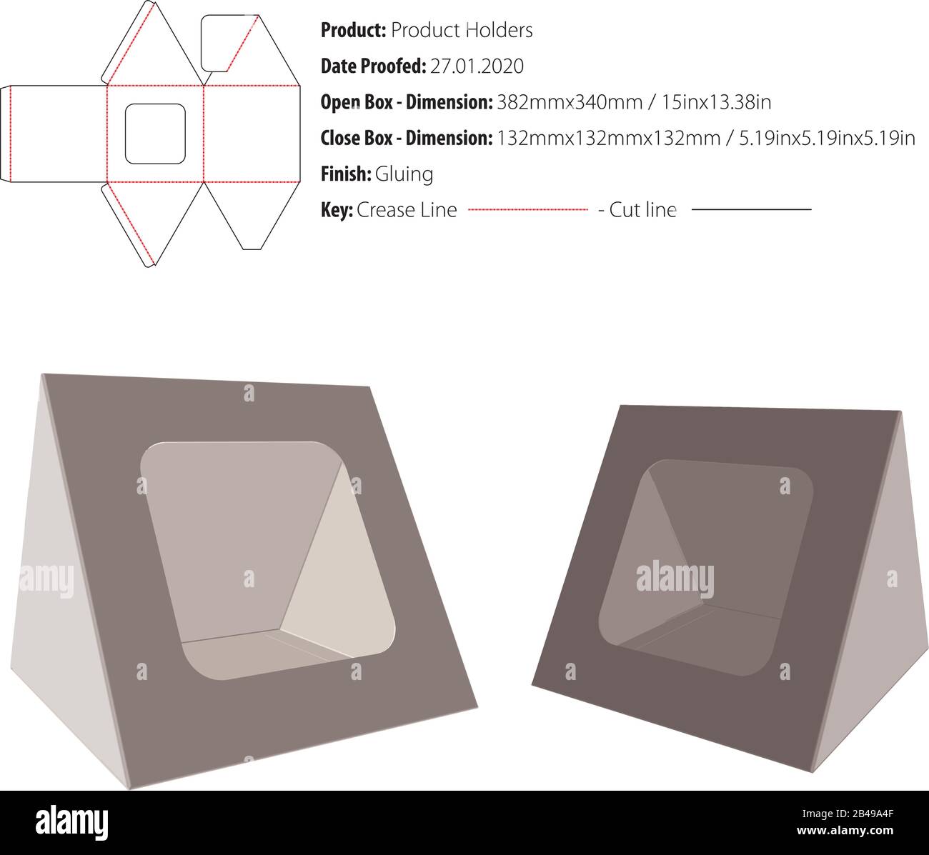 Product Holders template die cut vector Stock Vector Image & Art - Alamy