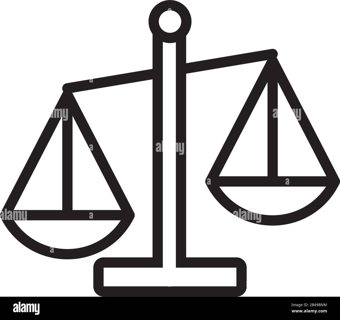 Courthouse line style icon Black and White Stock Photos & Images - Alamy