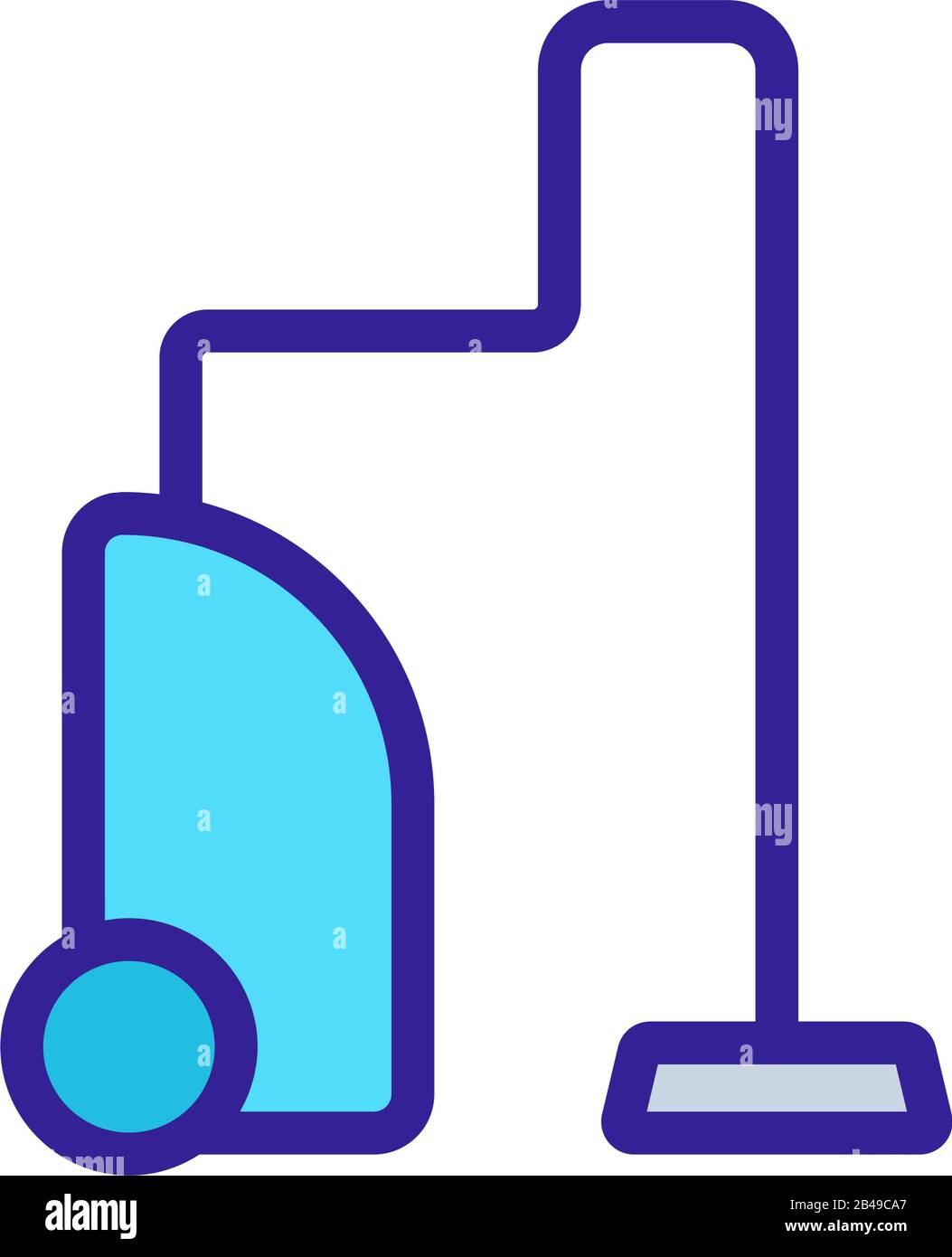 vacuum cleaner icon vector. Isolated contour symbol illustration Stock ...