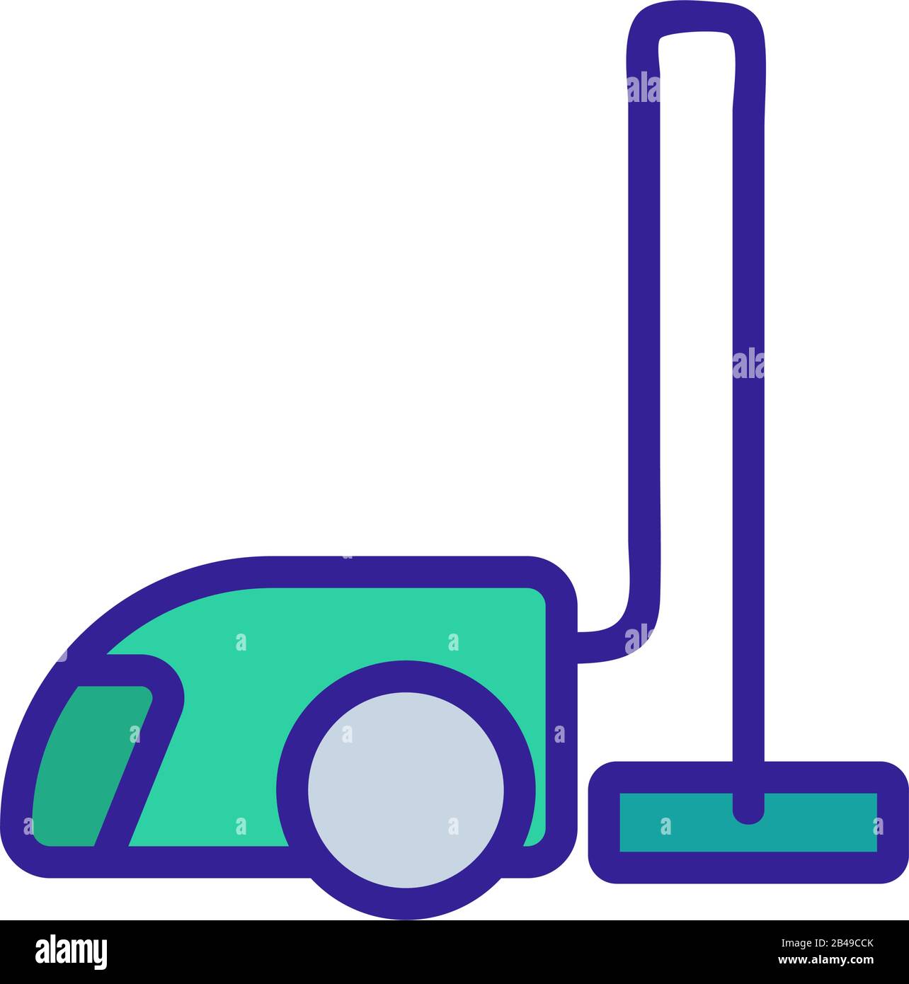 vacuum cleaner icon vector. Isolated contour symbol illustration Stock ...