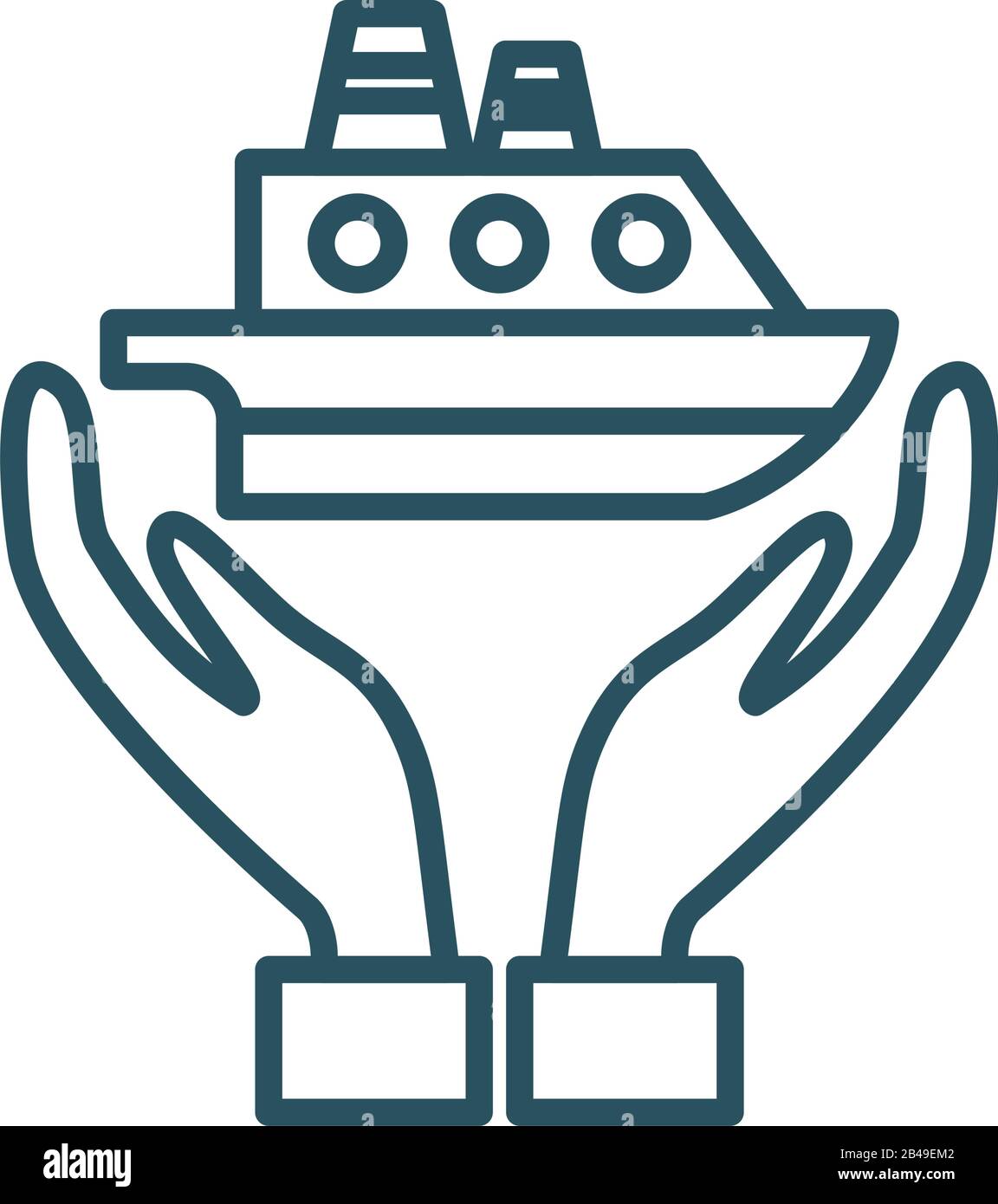 Ship Hands Stock Vector Images - Alamy