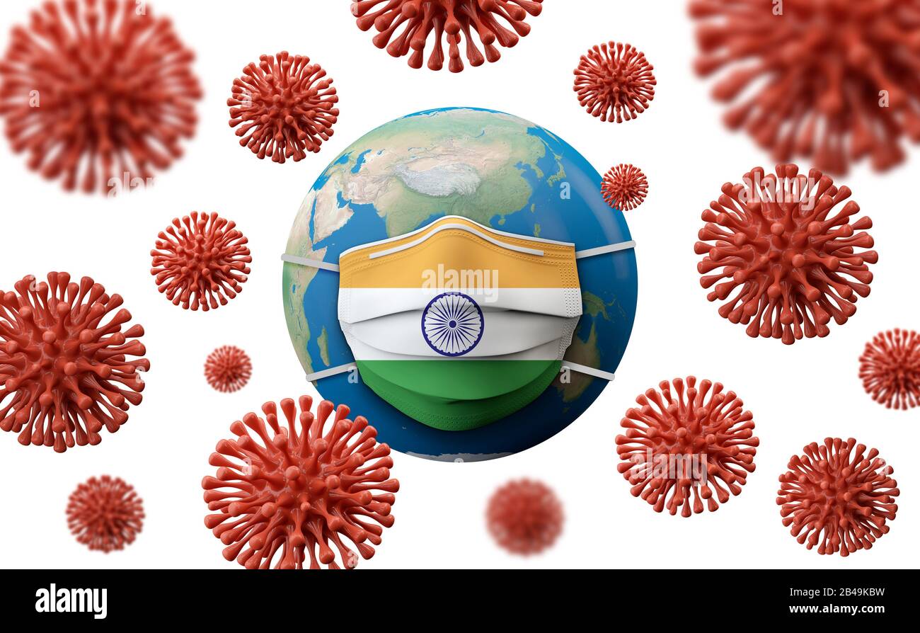 Indian flag mask hi-res stock photography and images - Alamy