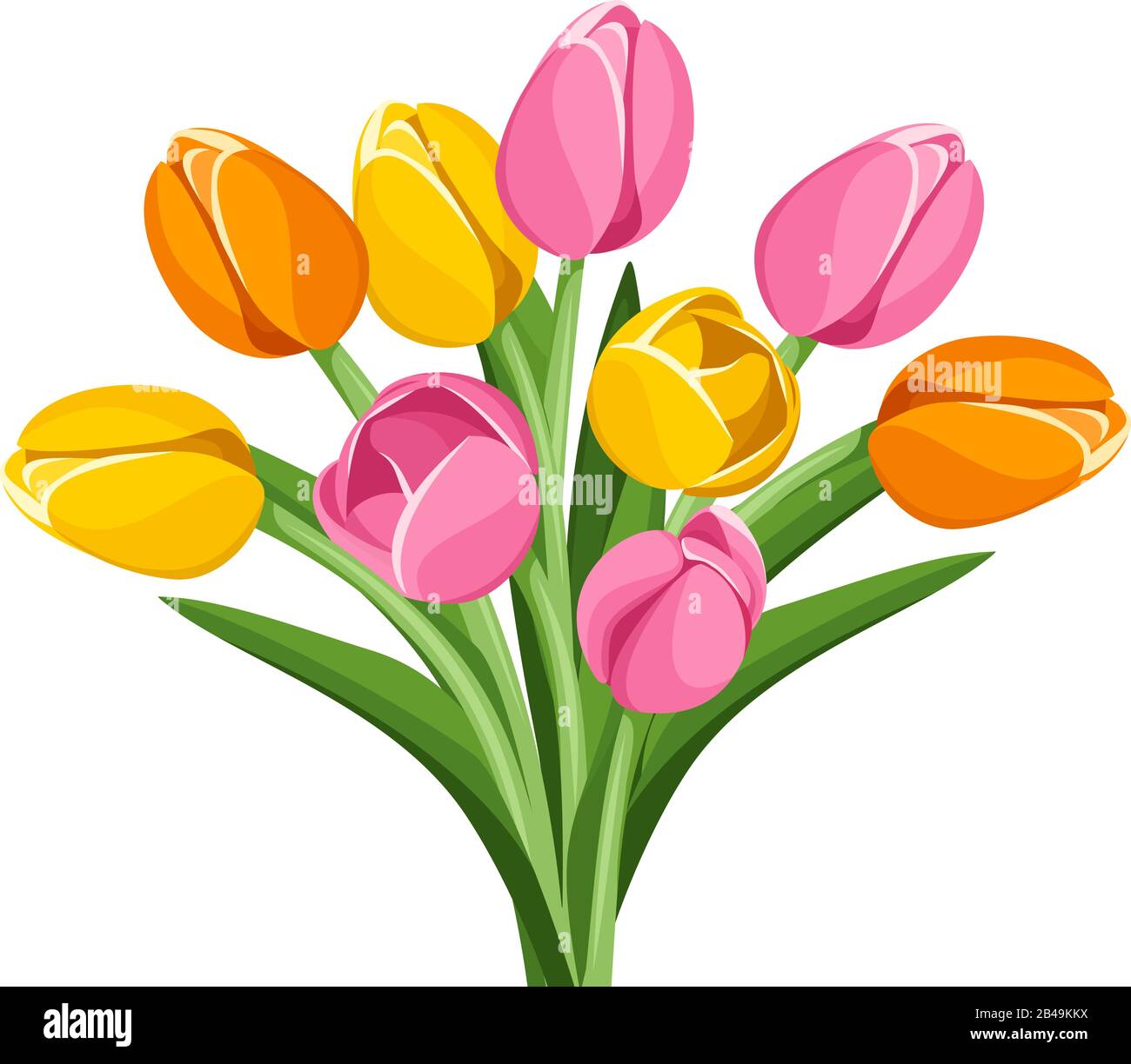 Yellow Tulip Clip Art