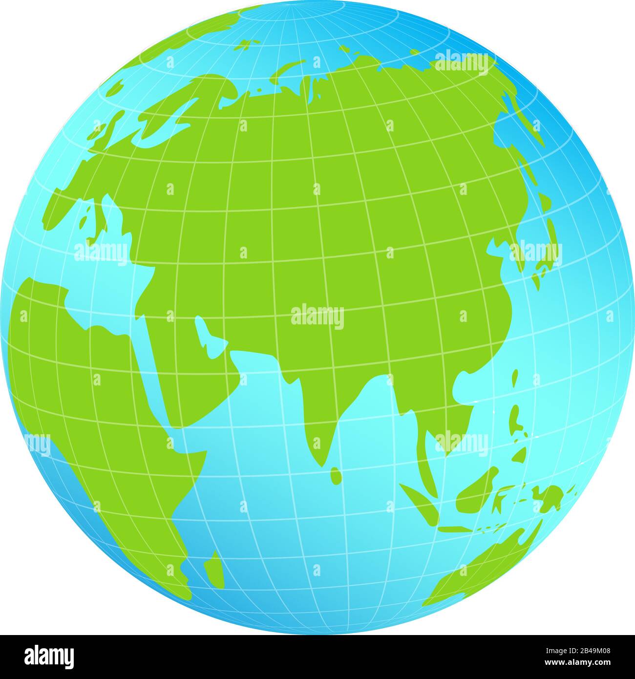 Illustration of earth, with white background vector Stock Vector Image ...