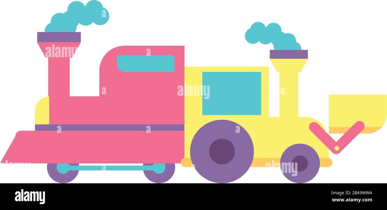 toys for small children, wooden and plastic toys vector illustration ...