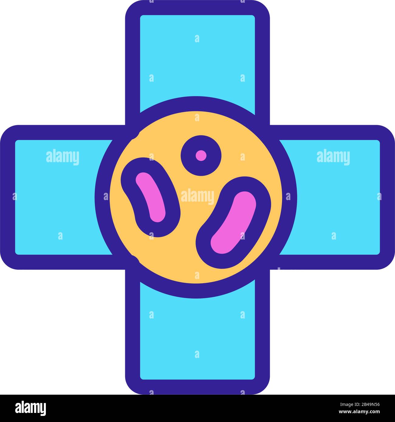 probiotic icon vector. Isolated contour symbol illustration Stock ...