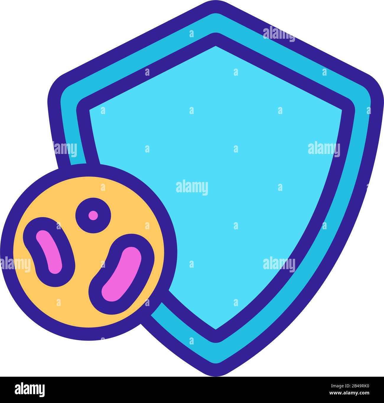 useful probiotic vector icon. Isolated contour symbol illustration ...