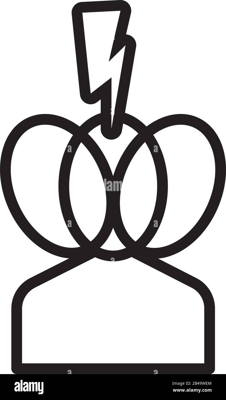 Human thunder ray line hi-res stock photography and images - Alamy