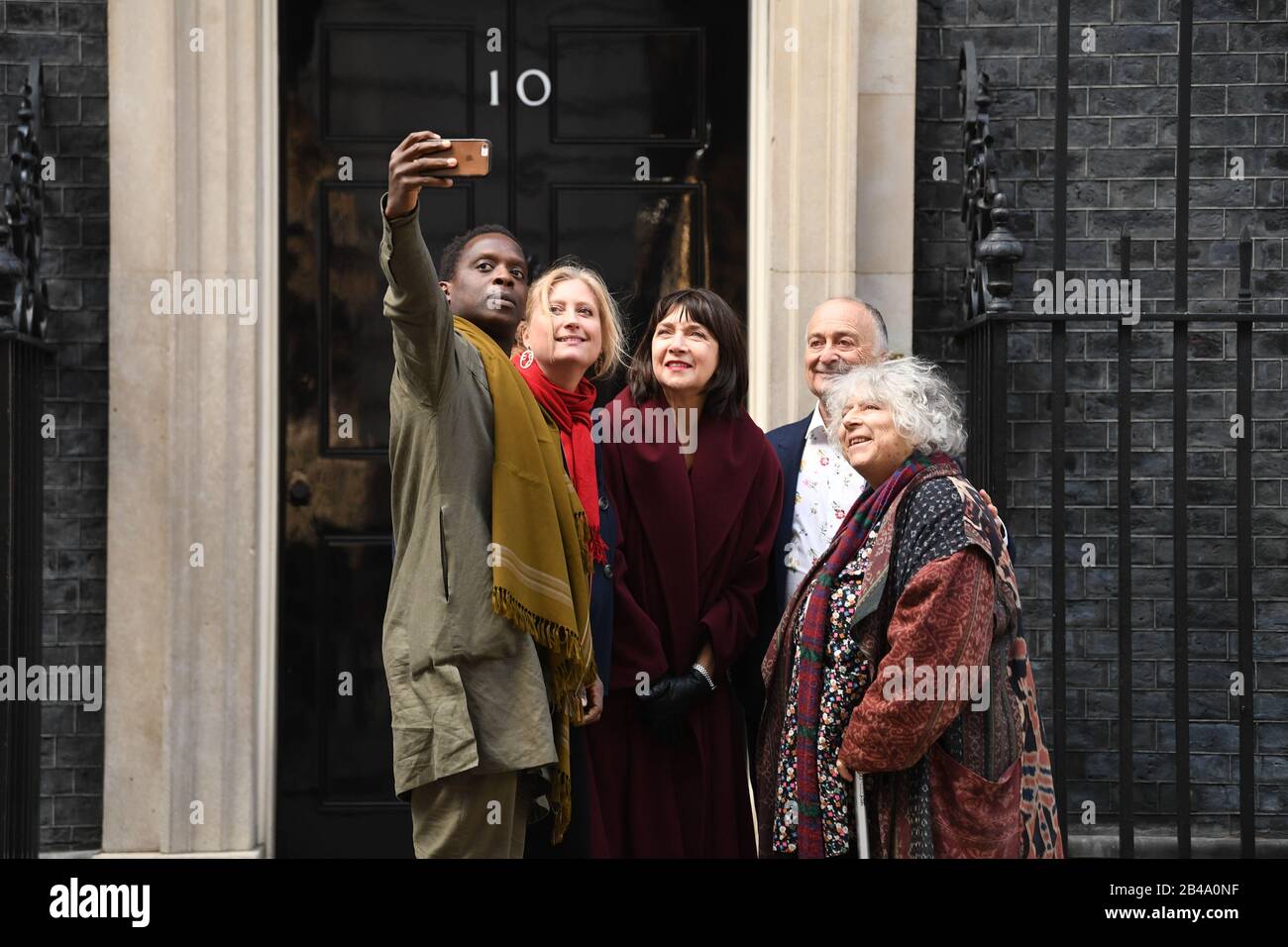 (left to right) , Kobna Holdbrook-Smith, Susannah Harker, President of ...