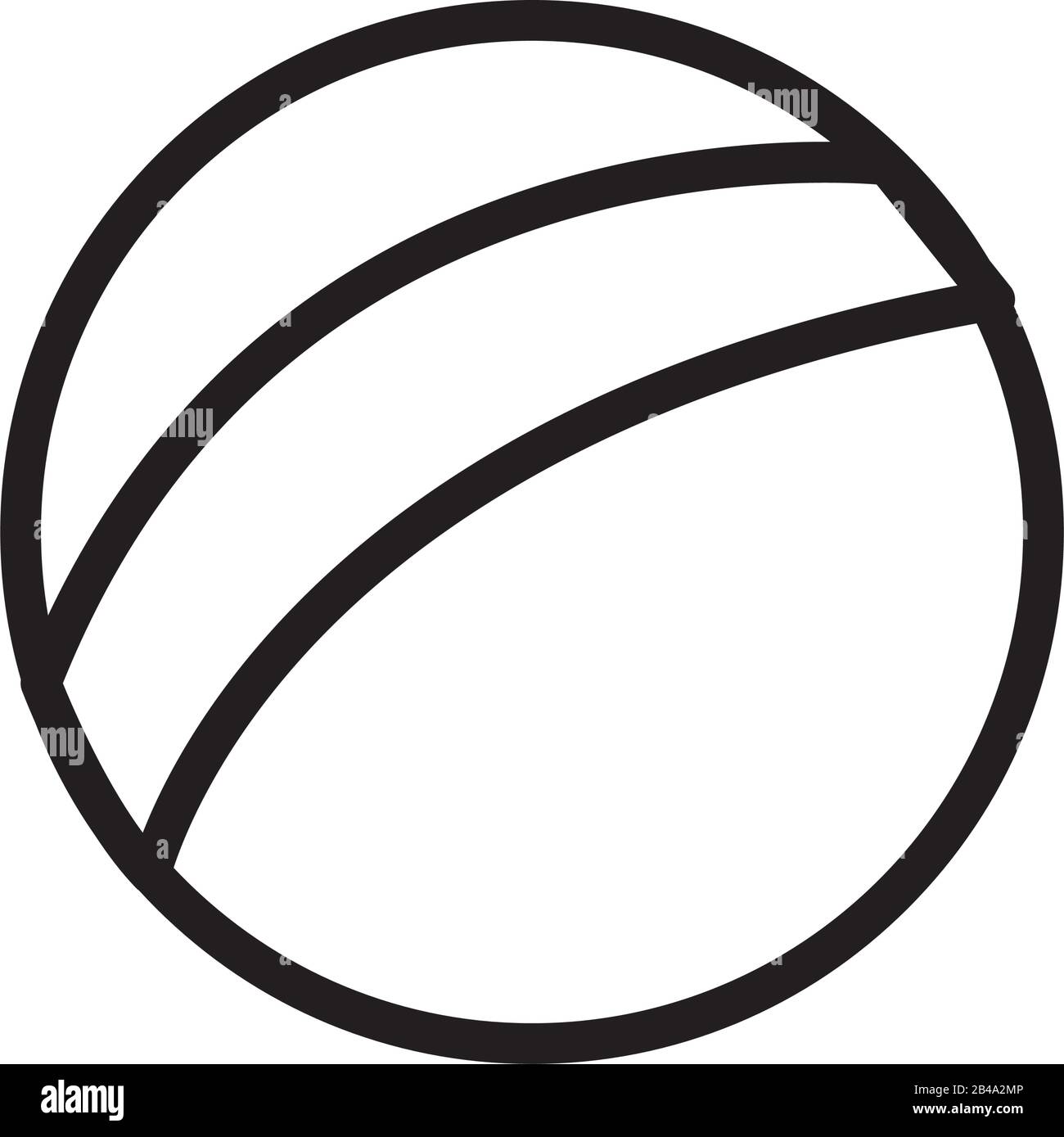 sport plastic ball line icon Stock Vector Image & Art - Alamy