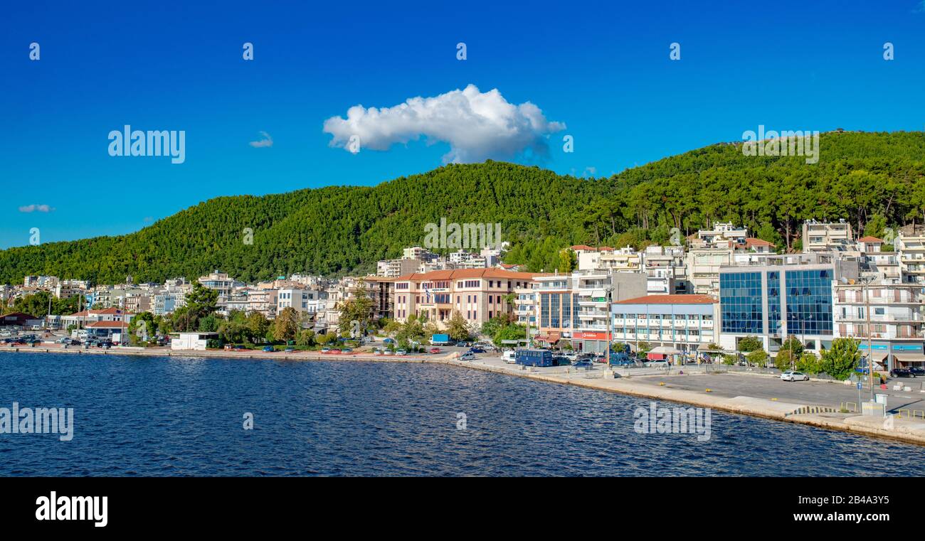 Corfu Island, Greece - October 4, 2019: Amazing bay with clear water on ...