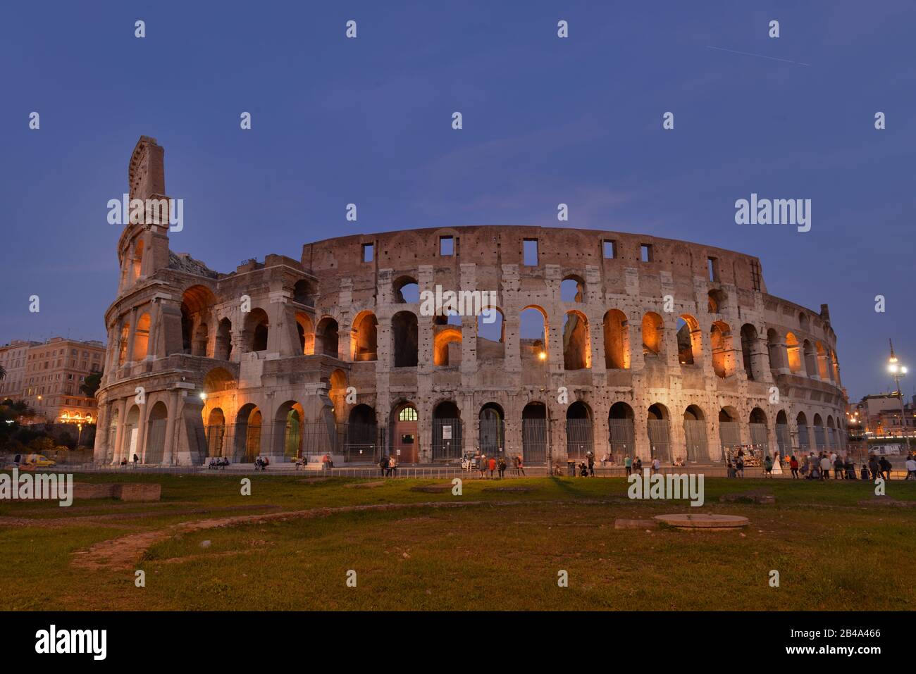 Kolosseum, Piazza del Colosseo, Rom, Italien Stock Photo - Alamy