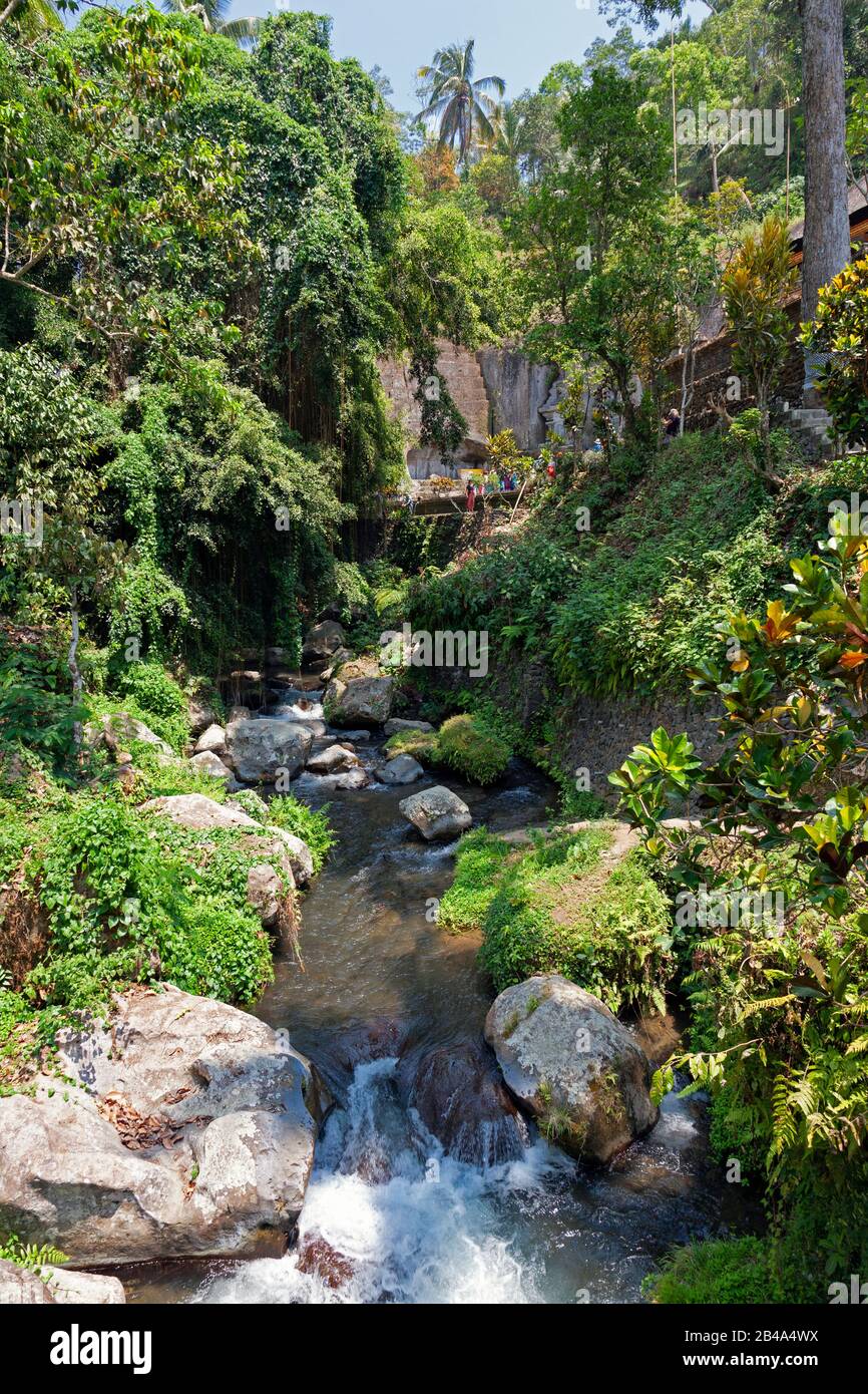 Indonesia, Bali, Tampaksiring, Pura Gunung Kawi (Temple), Pakerisan ...