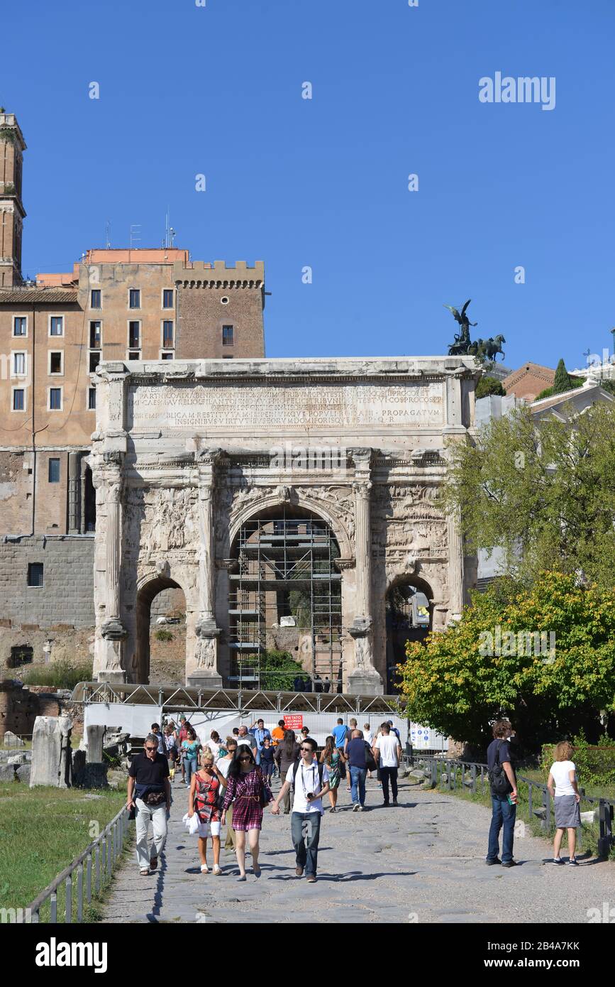 Septimius severus bogen hi-res stock photography and images - Alamy