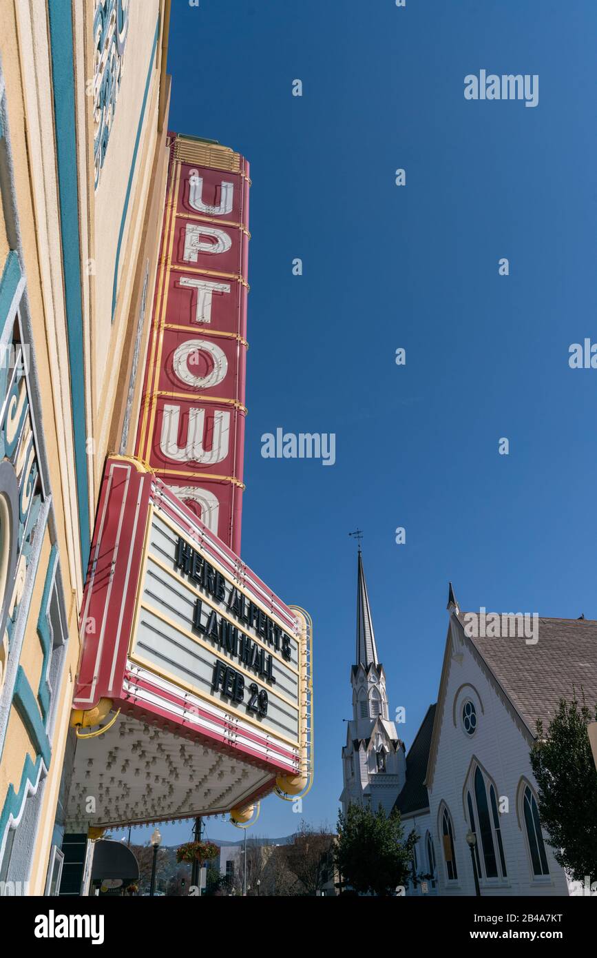 Uptown Theater, Napa, California Stock Photo - Alamy Uptown Theater, Napa, California Stock Photo - Alamy