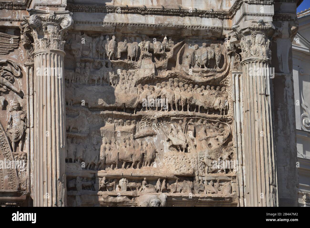Triumphbogen septimius severus hi-res stock photography and images - Alamy