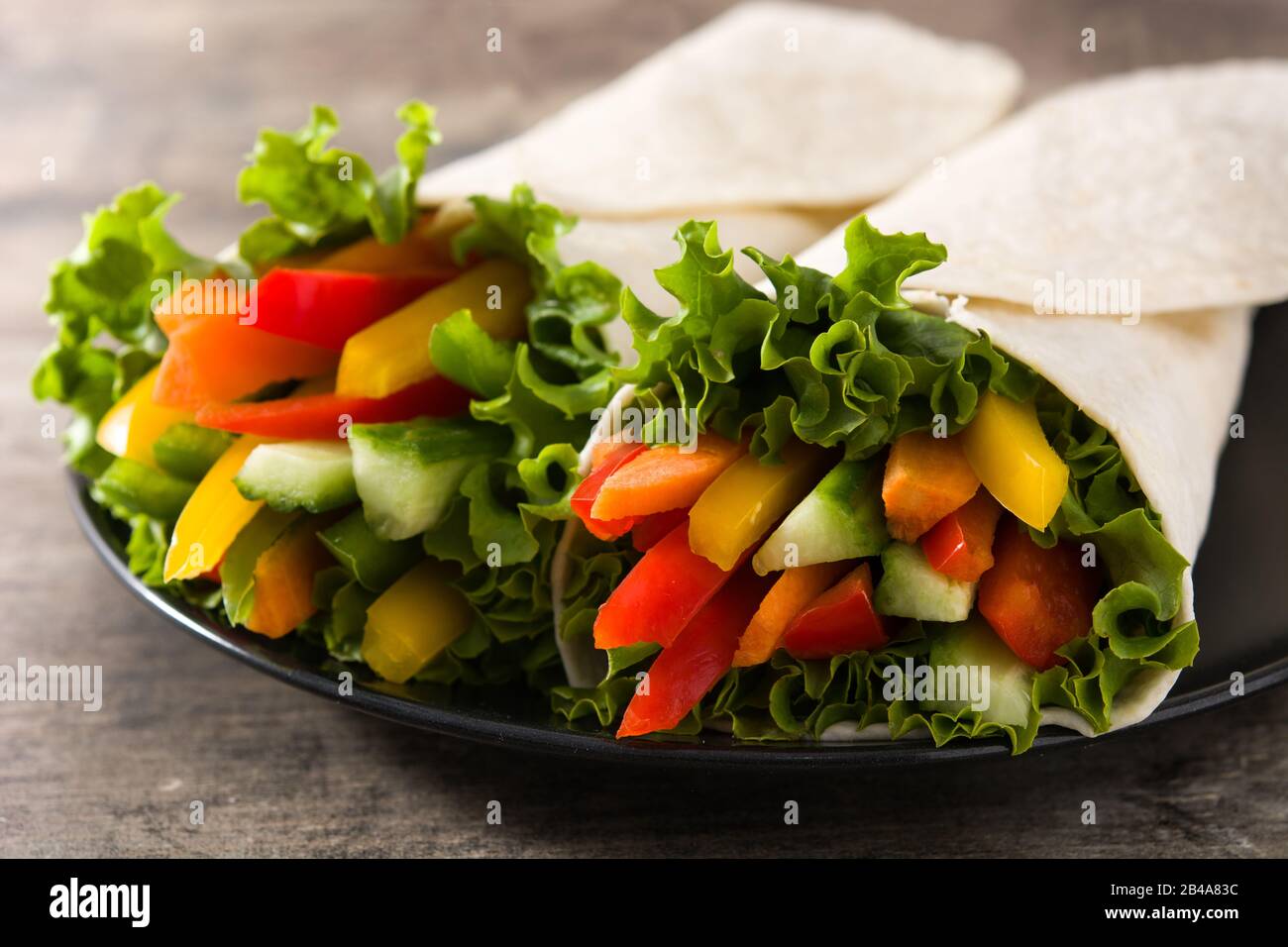 Tortilla roll up hi-res stock photography and images - Alamy