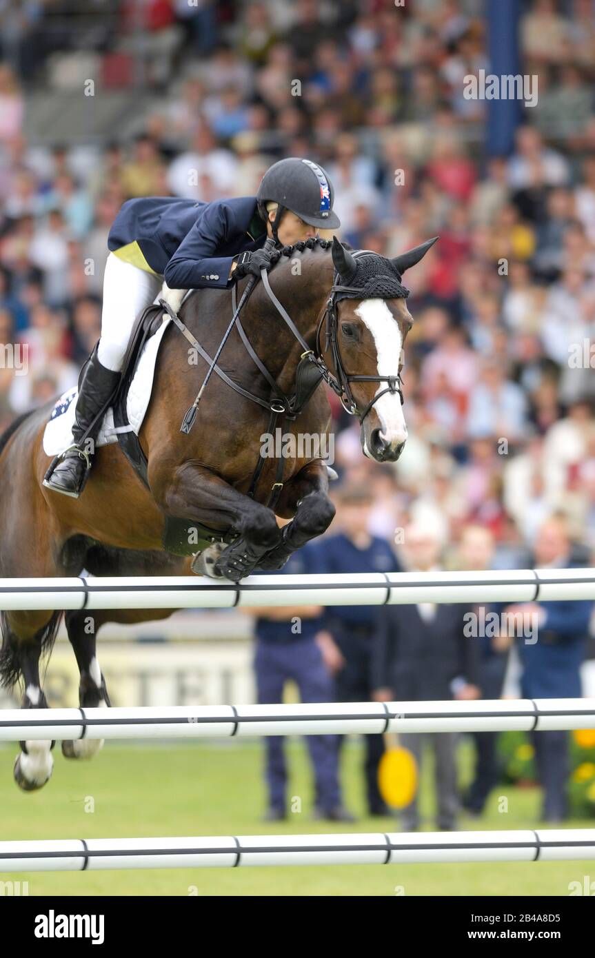 Edwina Alexander (AUS) riding Isovlas Pialotta, World Equestrian Games ...