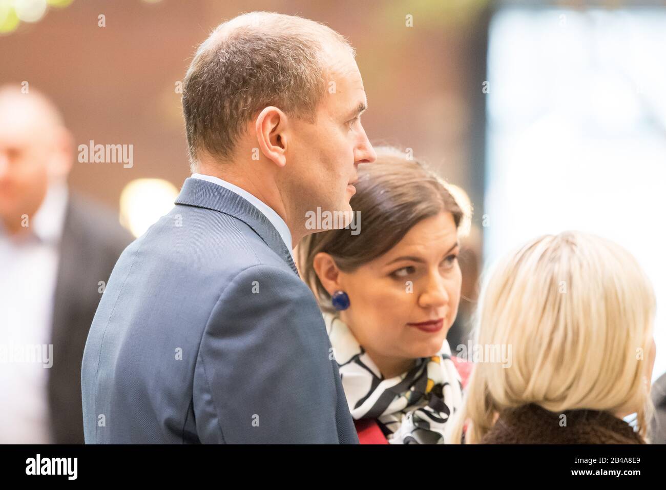 Guðni Th. Jóhannesson, President of Iceland, and Eliza Reid, First Lady ...