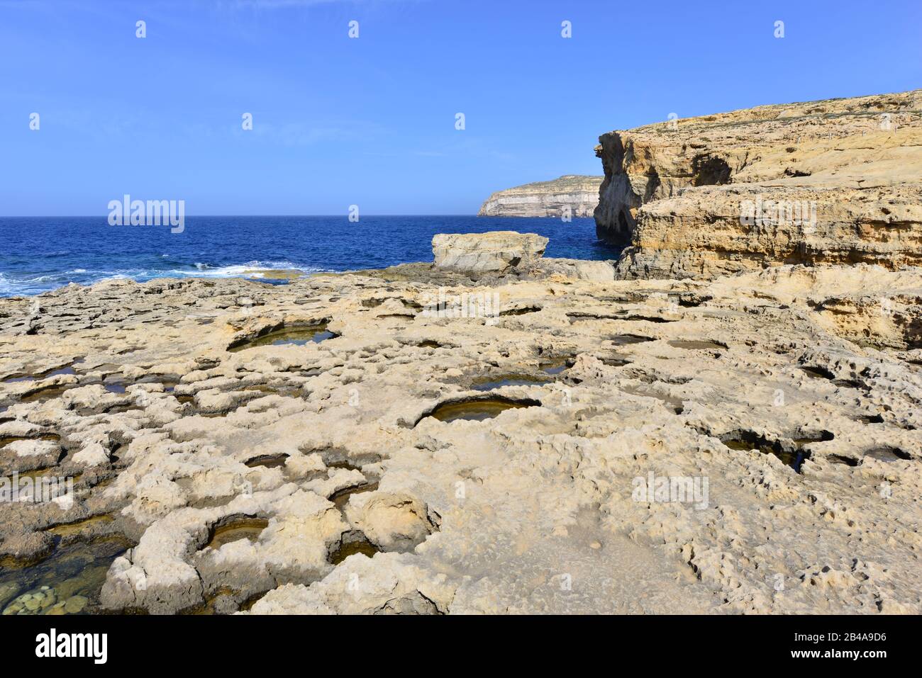 Dwejra bay at Gozo, Malta Stock Photo - Alamy