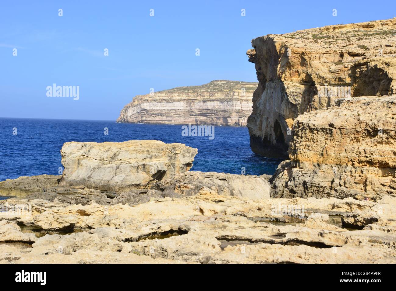 Dwejra bay at Gozo, Malta Stock Photo - Alamy