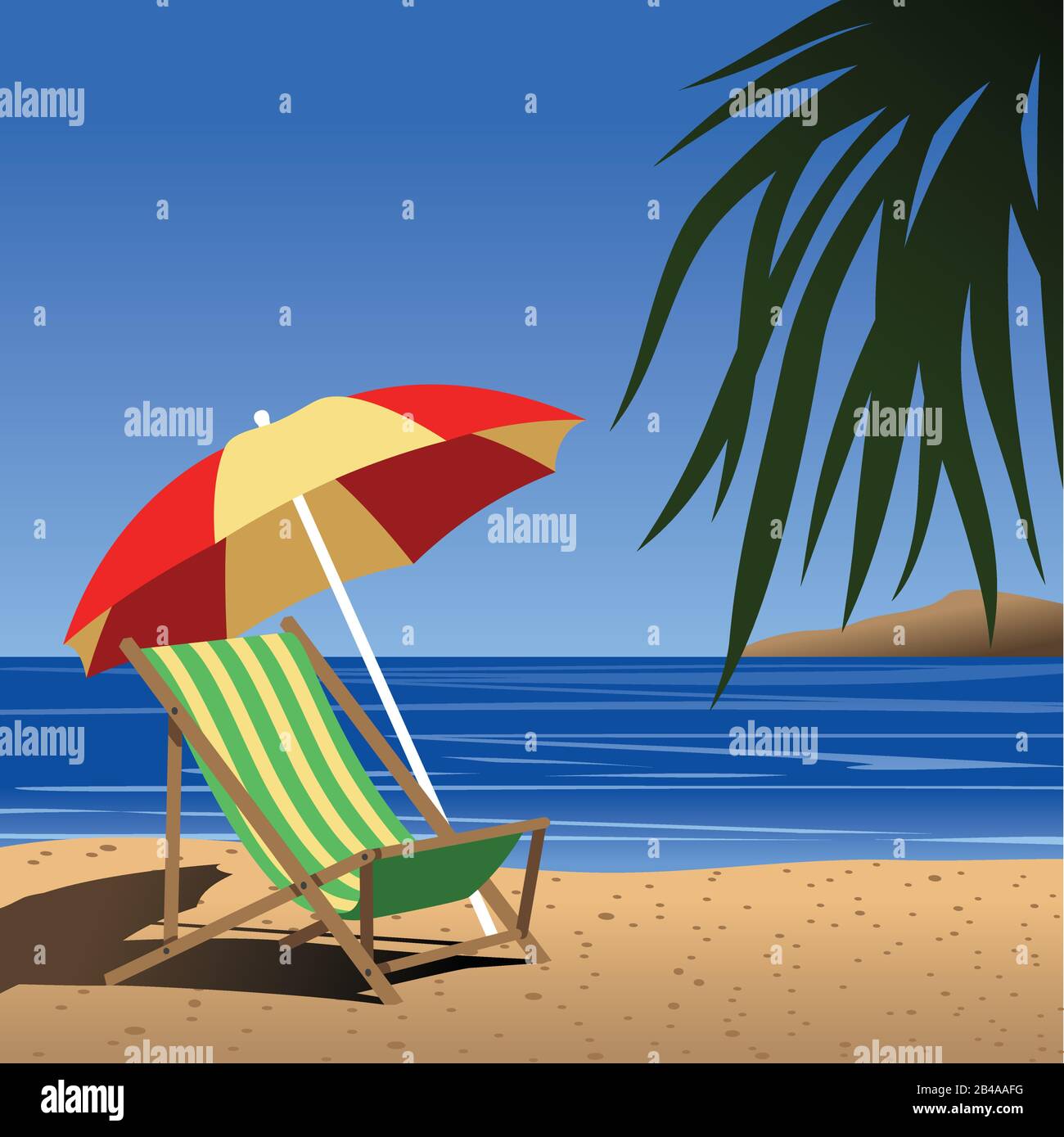 Nice beautiful holiday resort Stock Vector Images - Alamy