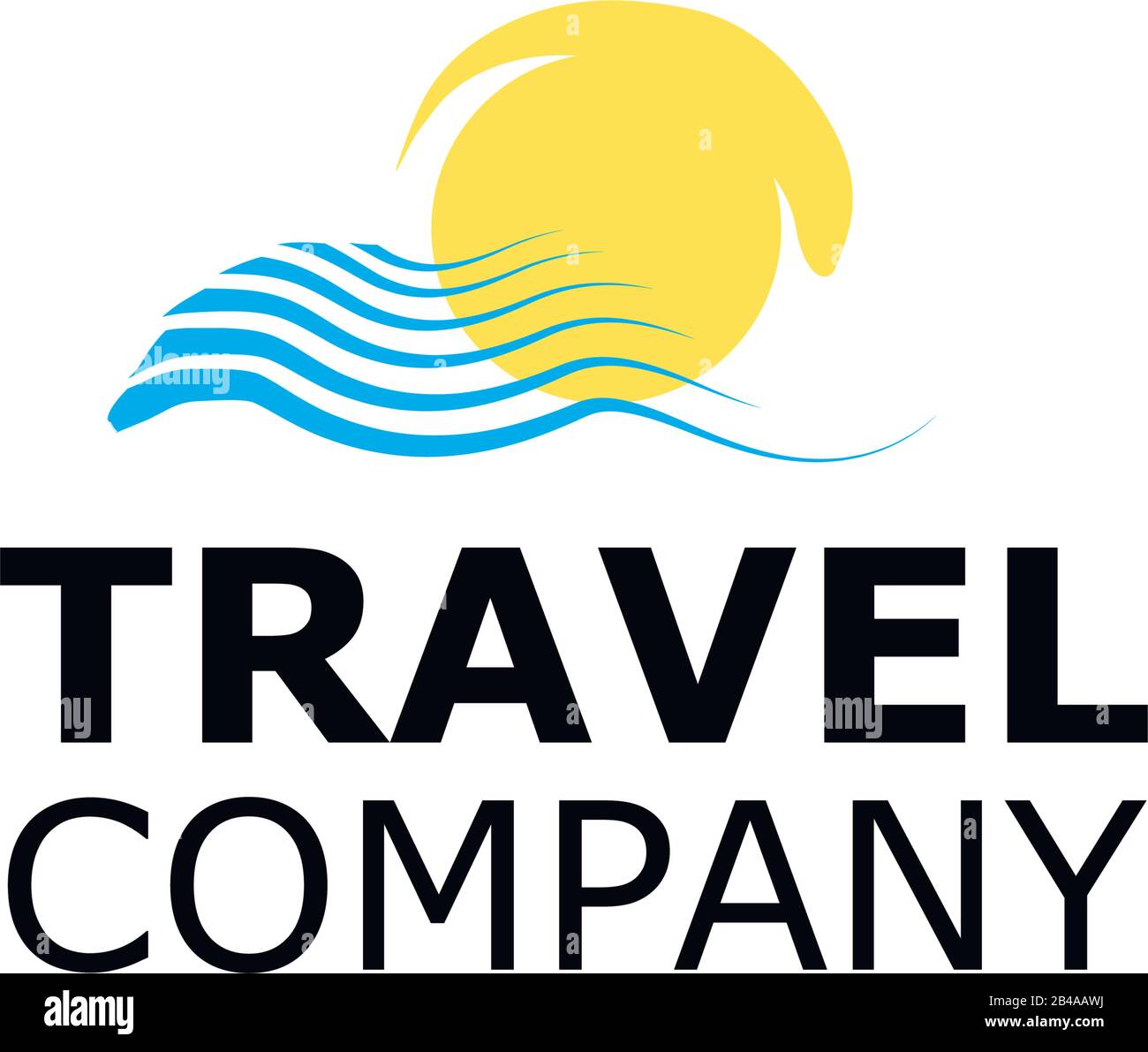 Travel company sign on Cut Out Stock Images & Pictures - Alamy