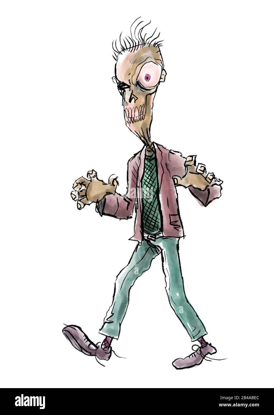 Cartoon Character Creeping High Resolution Stock Photography and Images ...