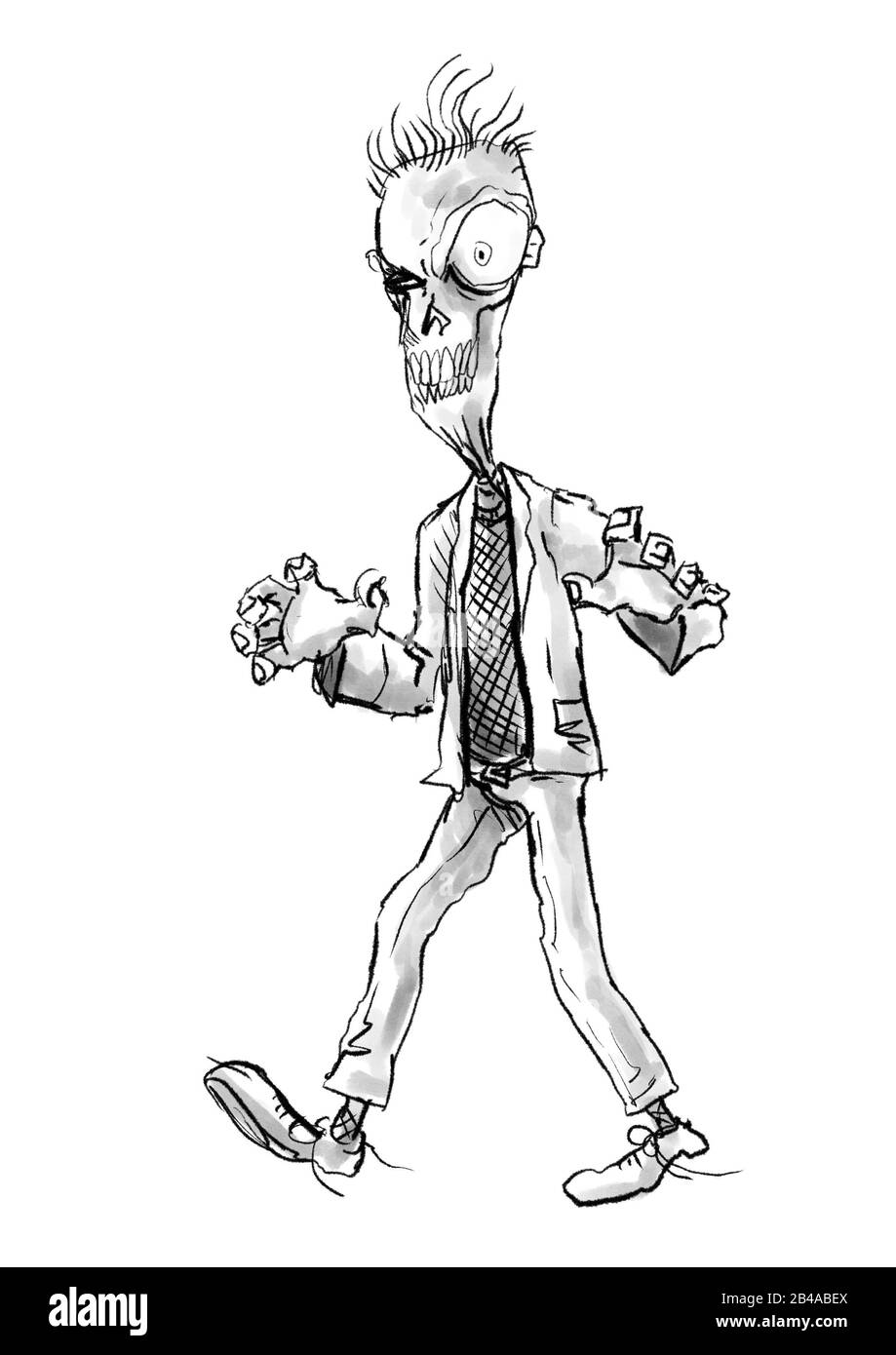 Cartoon character creeping hi-res stock photography and images - Alamy