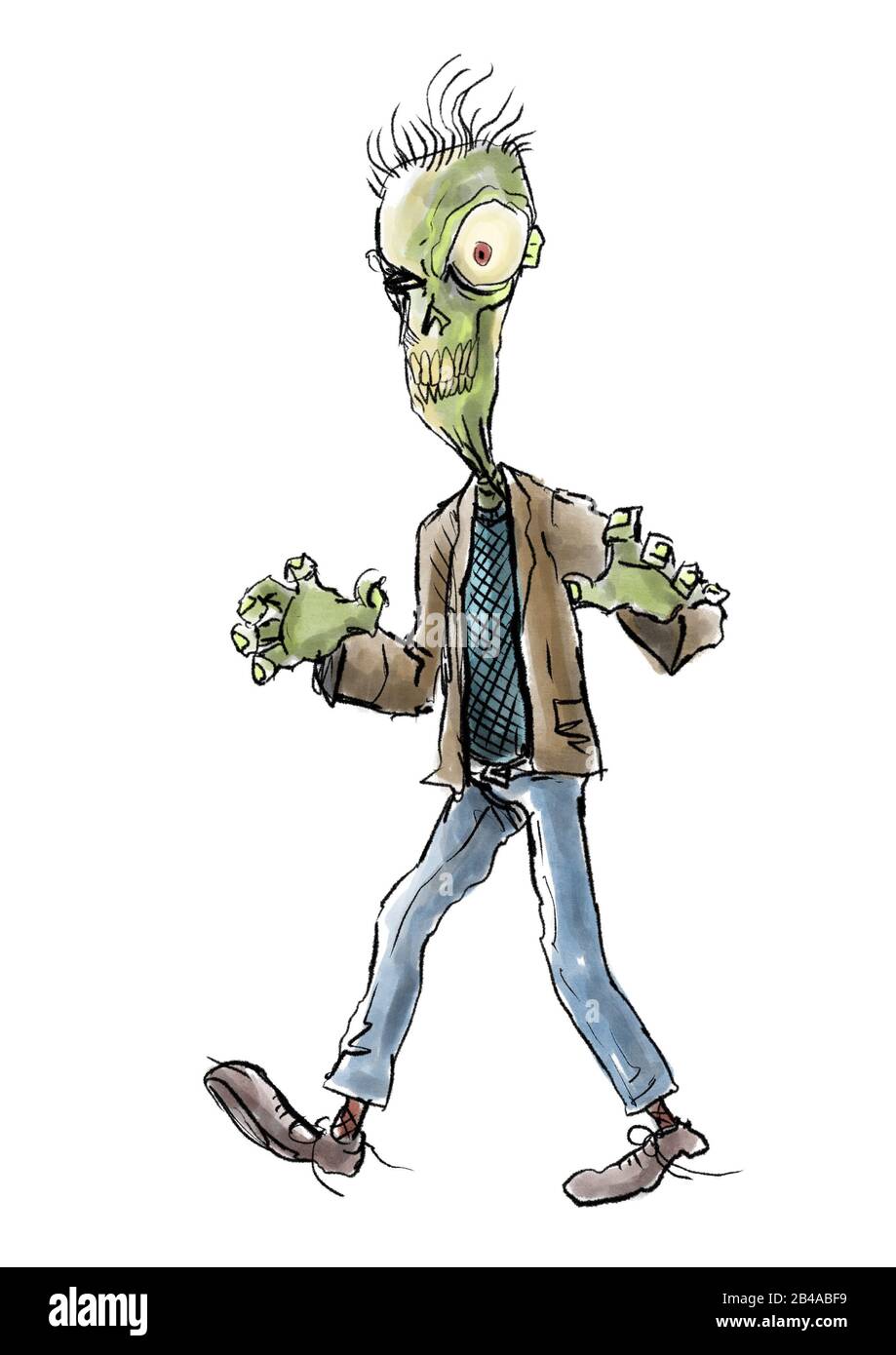 Cartoon Character Creeping High Resolution Stock Photography and Images ...