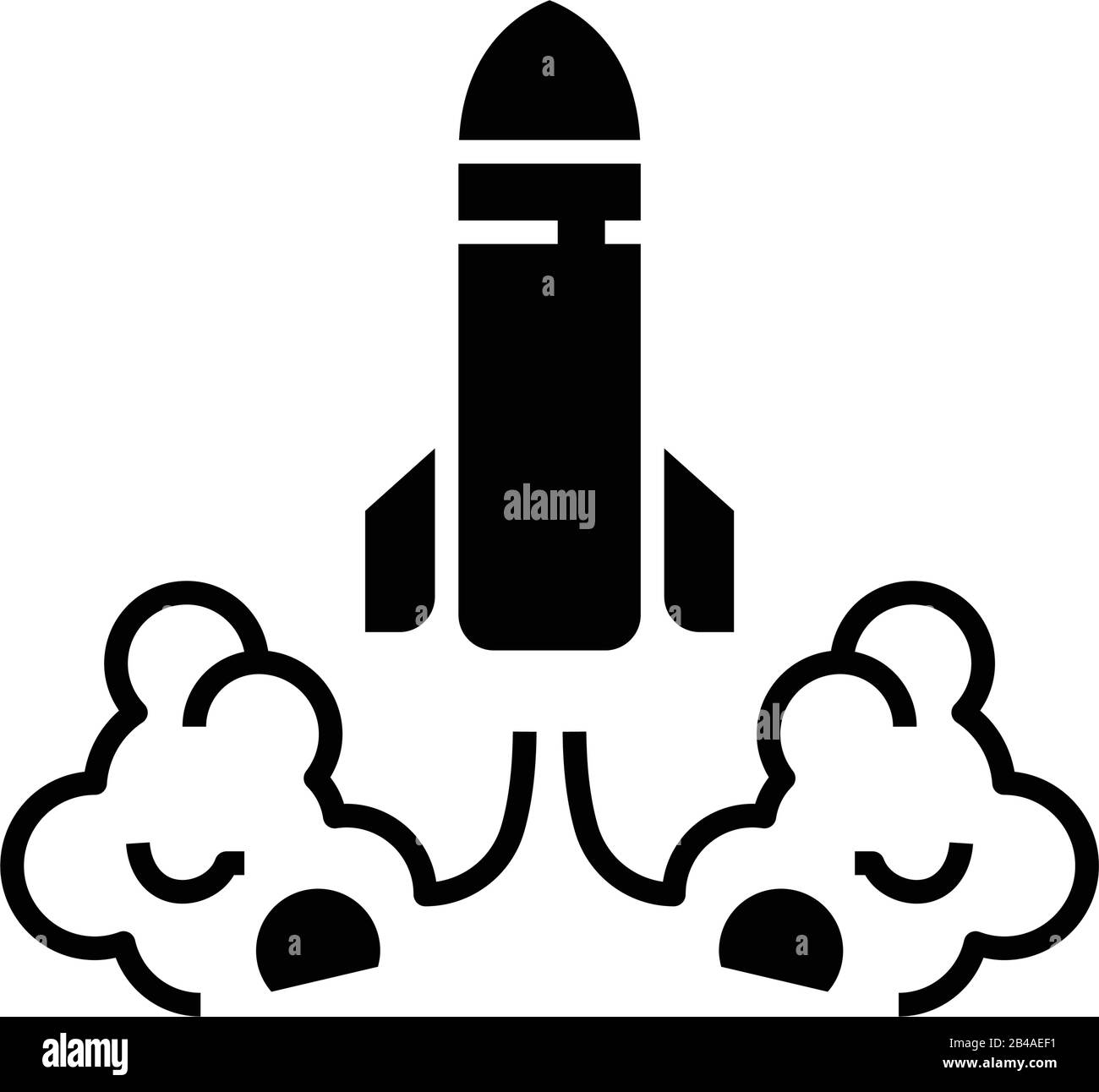 Space shuttle launch Black and White Stock Photos & Images - Alamy