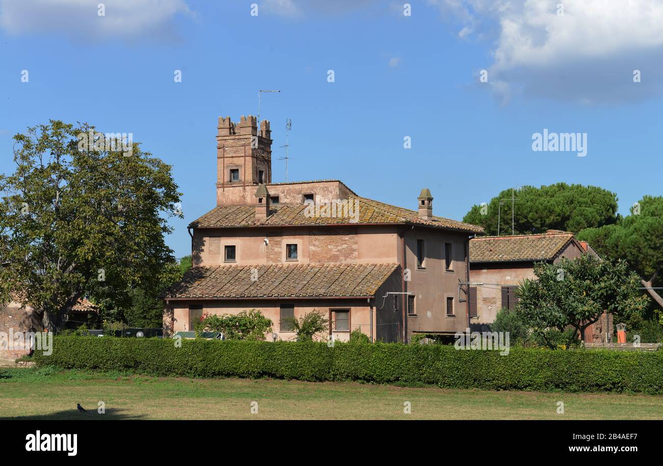 Villa, Rom, Italien Stock Photo - Alamy