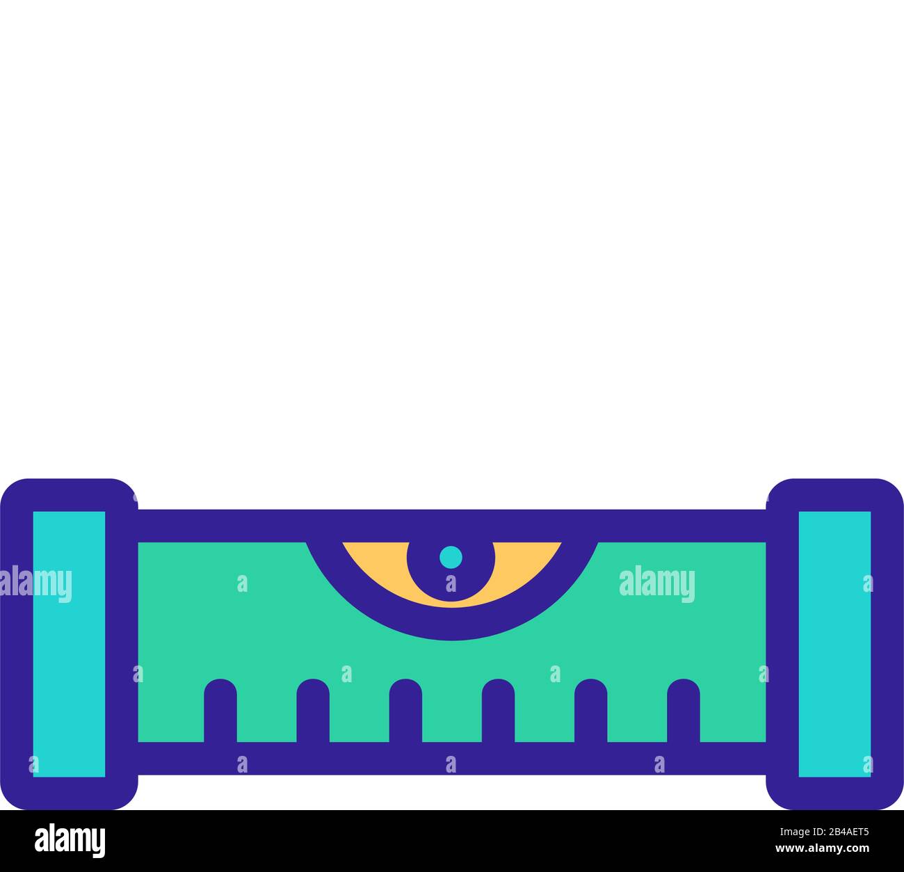 Level icon vector. Isolated contour symbol illustration Stock Vector ...