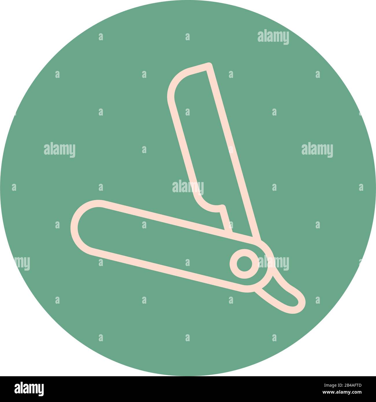 Barber block Stock Vector Images - Alamy