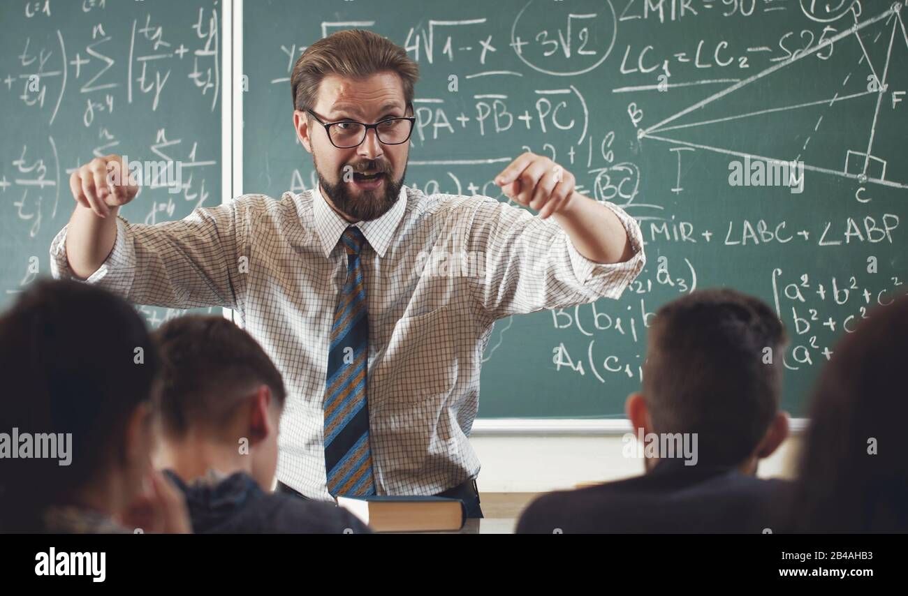 Enthusiastic teacher hi-res stock photography and images - Alamy