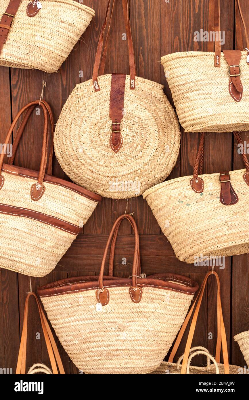 Woven baskets material hi-res stock photography and images - Alamy