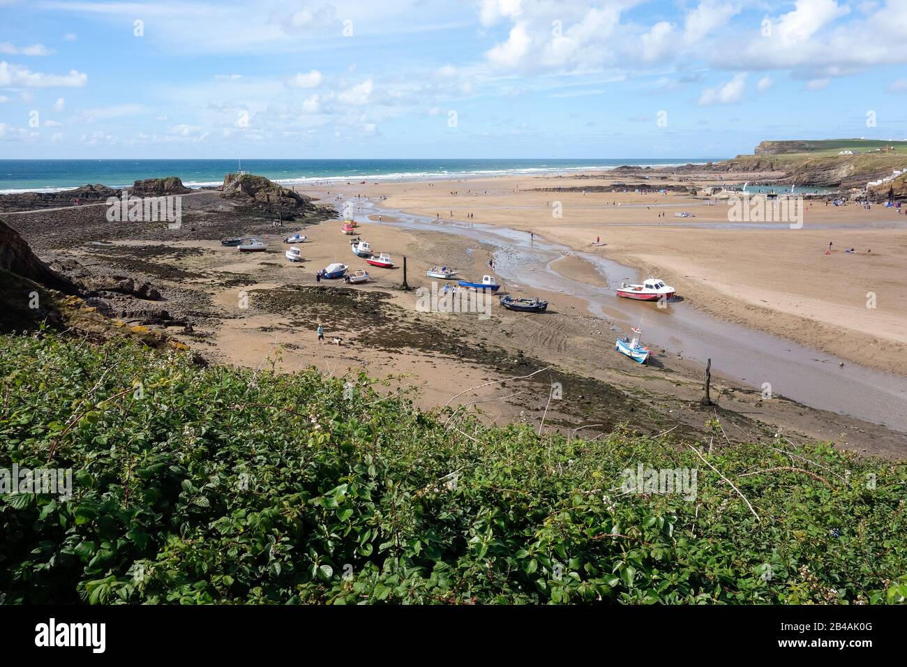 On beach in bude hi-res stock photography and images - Alamy
