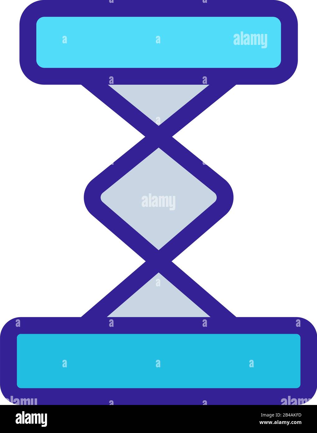 Mechanical jack icon vector. Isolated contour symbol illustration Stock ...