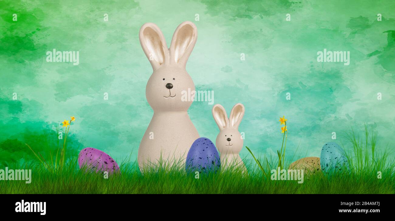 Abstract bunnies hi-res stock photography and images - Alamy