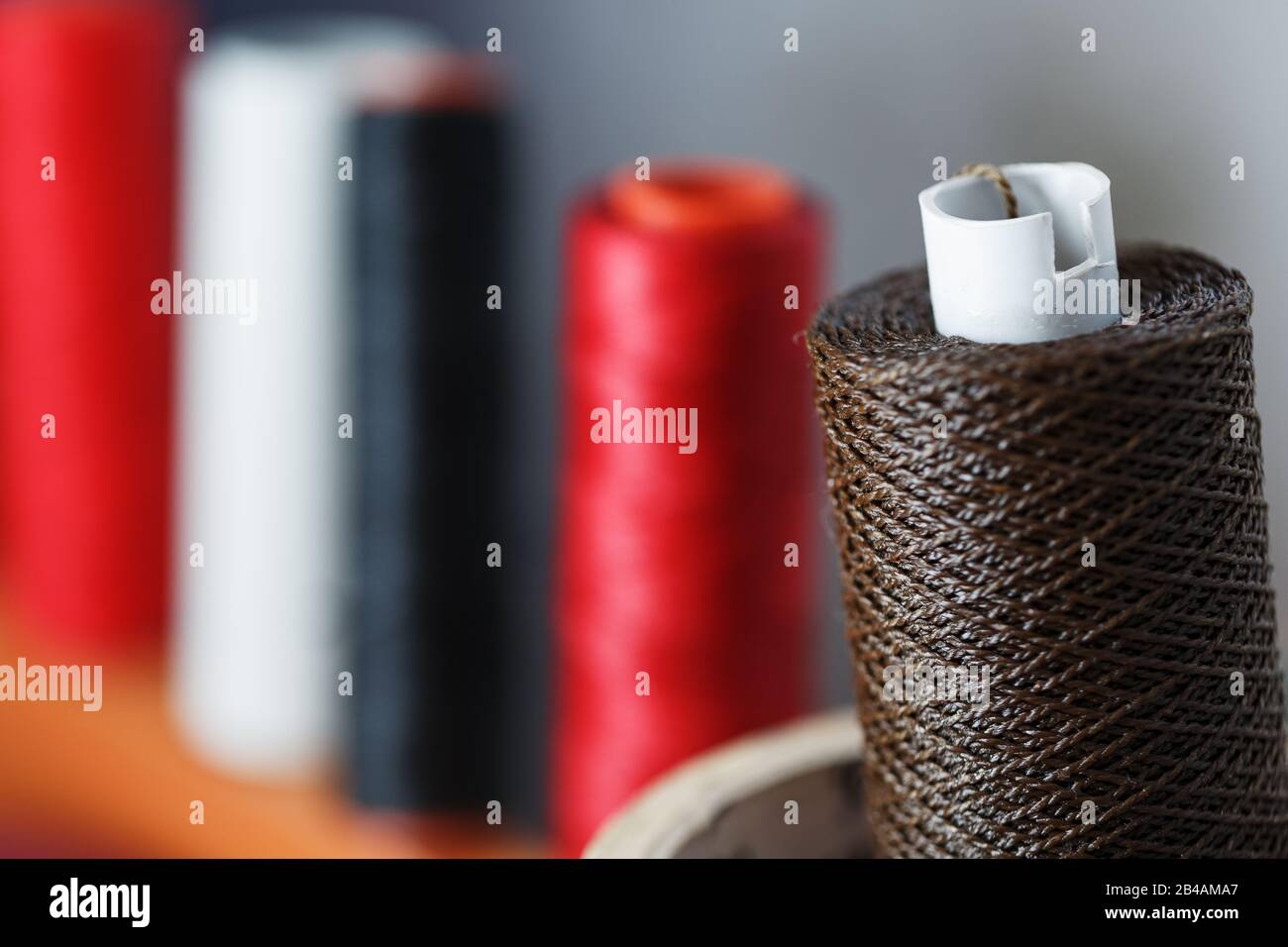 Thread spools for sewing are used in the fabric and textile industries ...