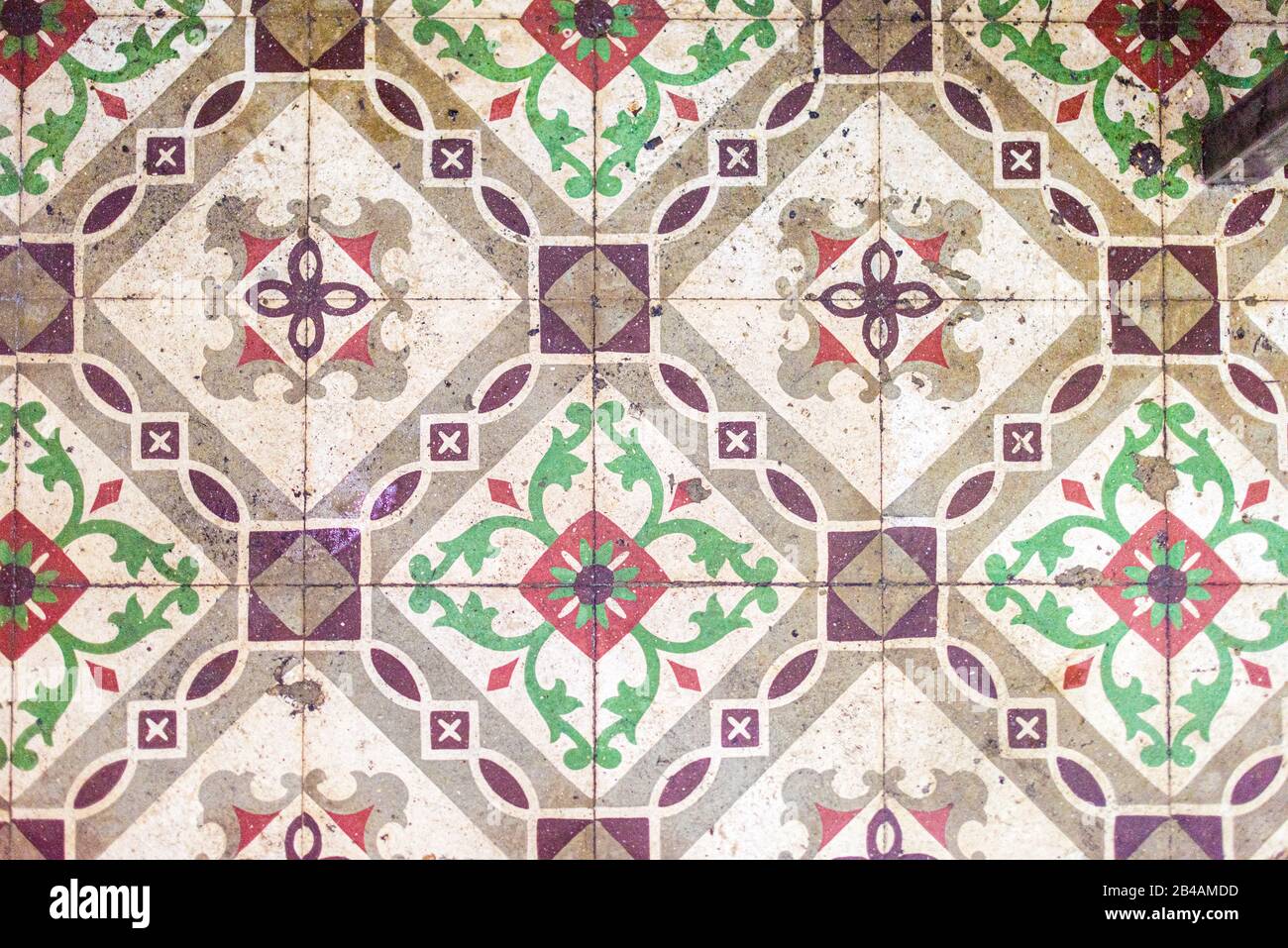 Tile patterns, Havana, Cuba Stock Photo - Alamy