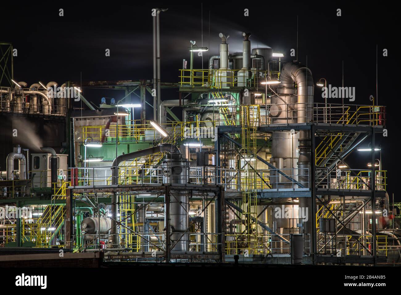 Chemical Plant Night