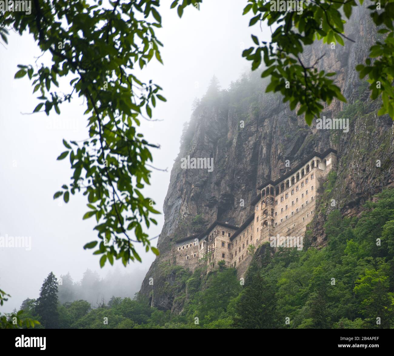 Monastery forest cliff sumela monastery hi-res stock photography and ...