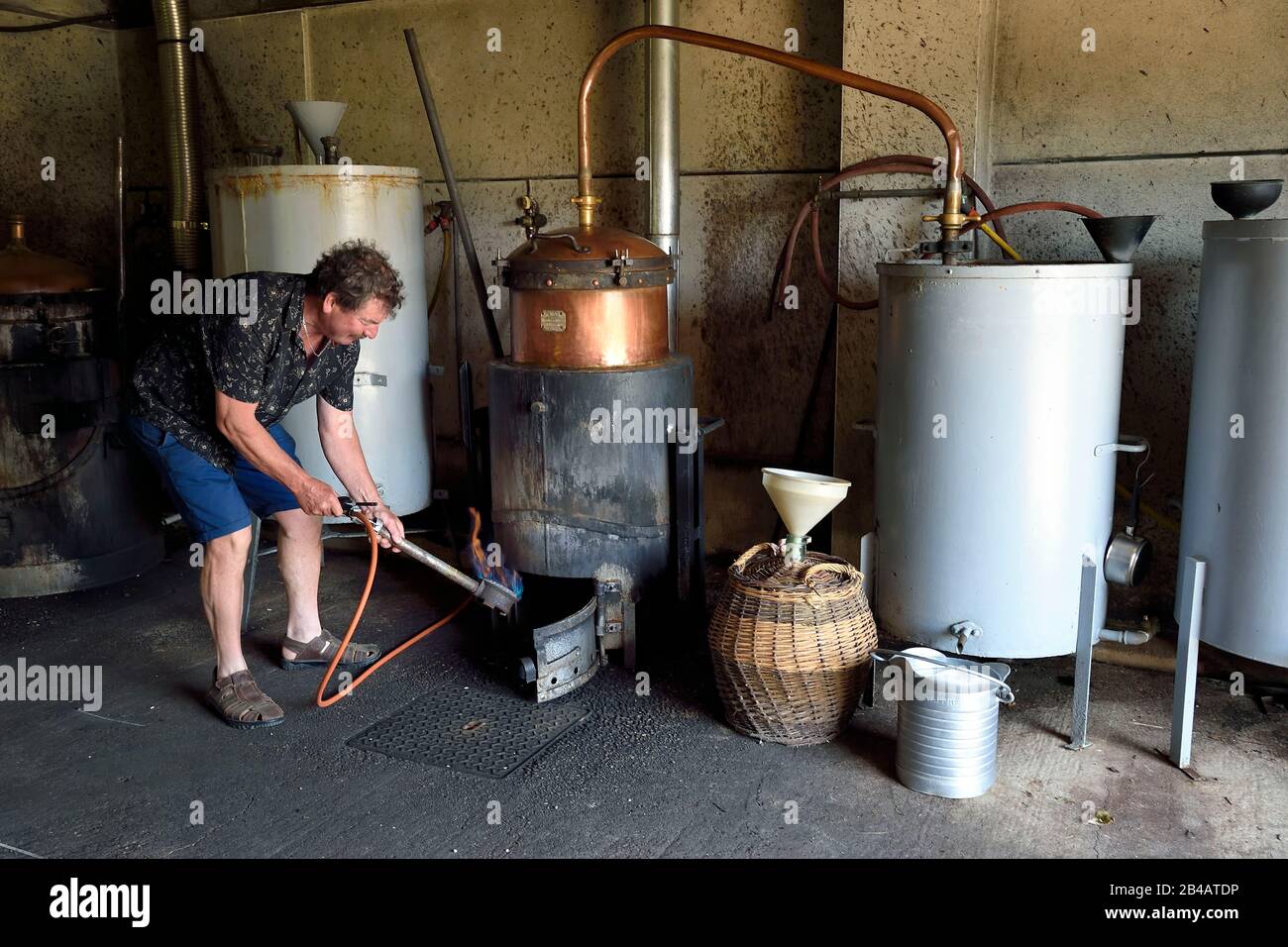 Distillation of brandy hi-res stock photography and images - Alamy